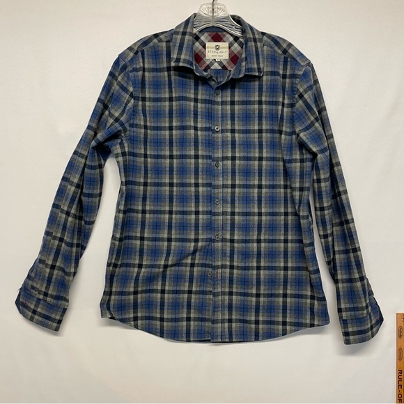 Steel & Jelly | Shirts | Steel Jelly British Design Mens Xl Flannel ...
